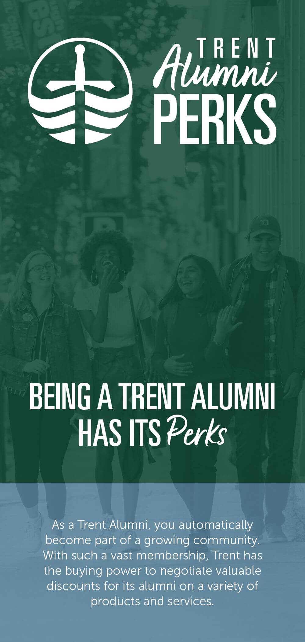 Register your Trent University Alumni Perks Account | Alumni Perks